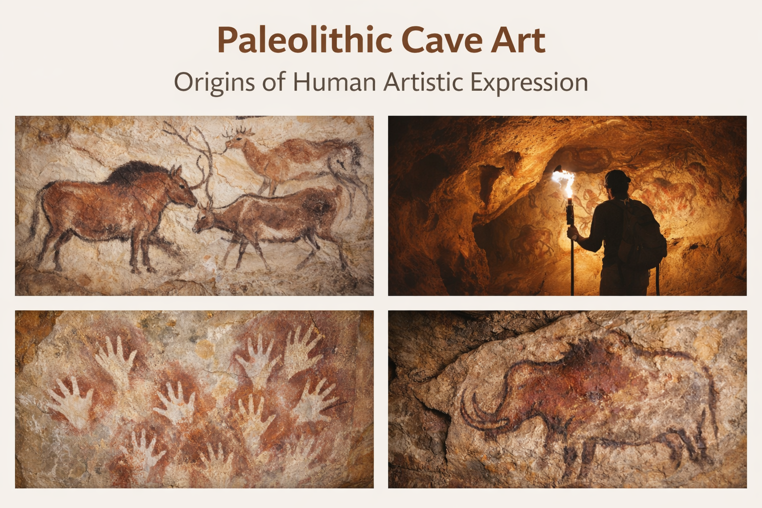 Paleolithic Cave Art: ศิลปะถ้ำยุคหินเก่า